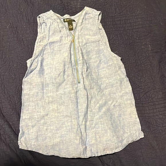 INC International Concepts | Tops | 5 Saleinc Blue Linen Tank Size 6p ...